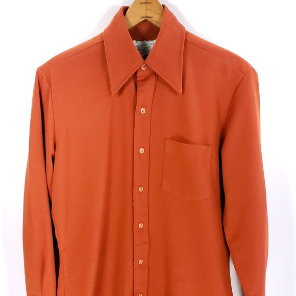 KMart | Shirts | Vintage K Mart Long Sleeve Knit Shirt Mens Med Burnt ...